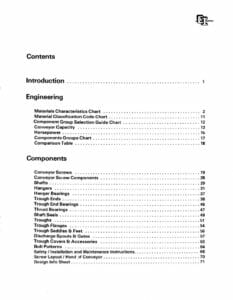 Conveyors Inc Screw Conveyor Engineering Guide
