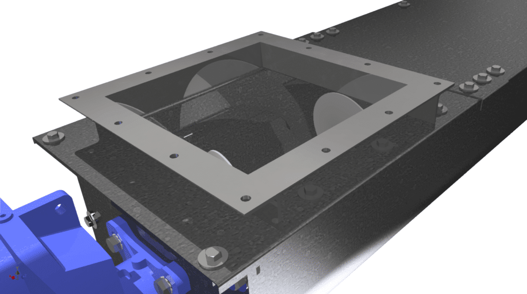 Inlet, Square, 9" Diameter