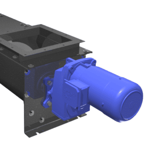 Trough End, With Foot, U-Trough, 9" Diameter, 2" Shaft Size, Drilled ...