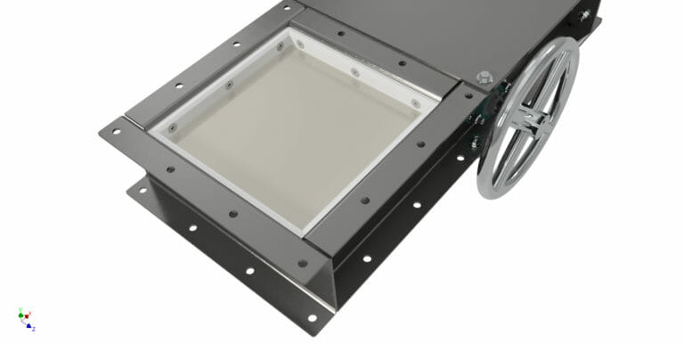 Slide Gate, CEMA Manual, 13" Square Opening for a 12" Screw Conveyor ...