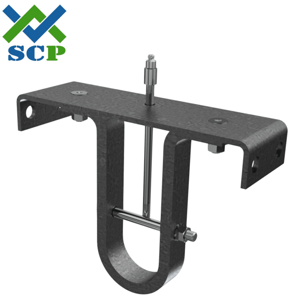 Hanger, U-Trough, 216 w/ Oil Pipe, 18" Diameter, 3 7/16" Shaft Size