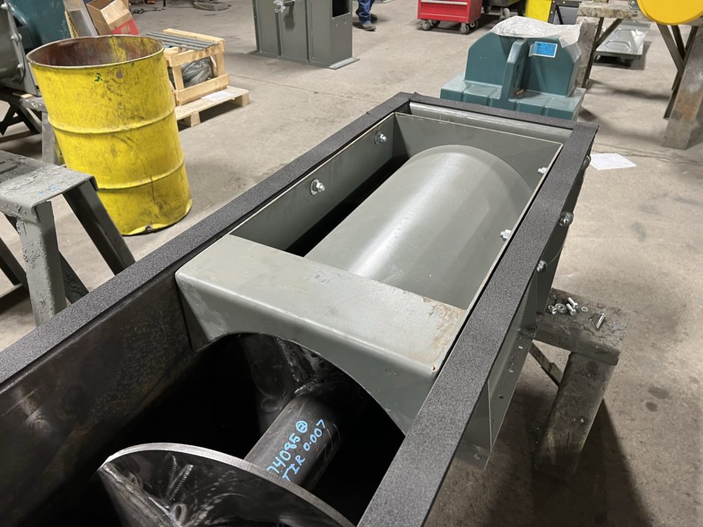 Shroud, Feeder, U-Trough, 9" Diameter, 3/16" Thk. x 1'-6" LG