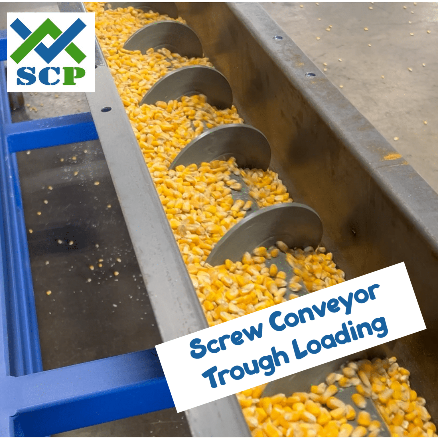 Screw Conveyor Trough Loading