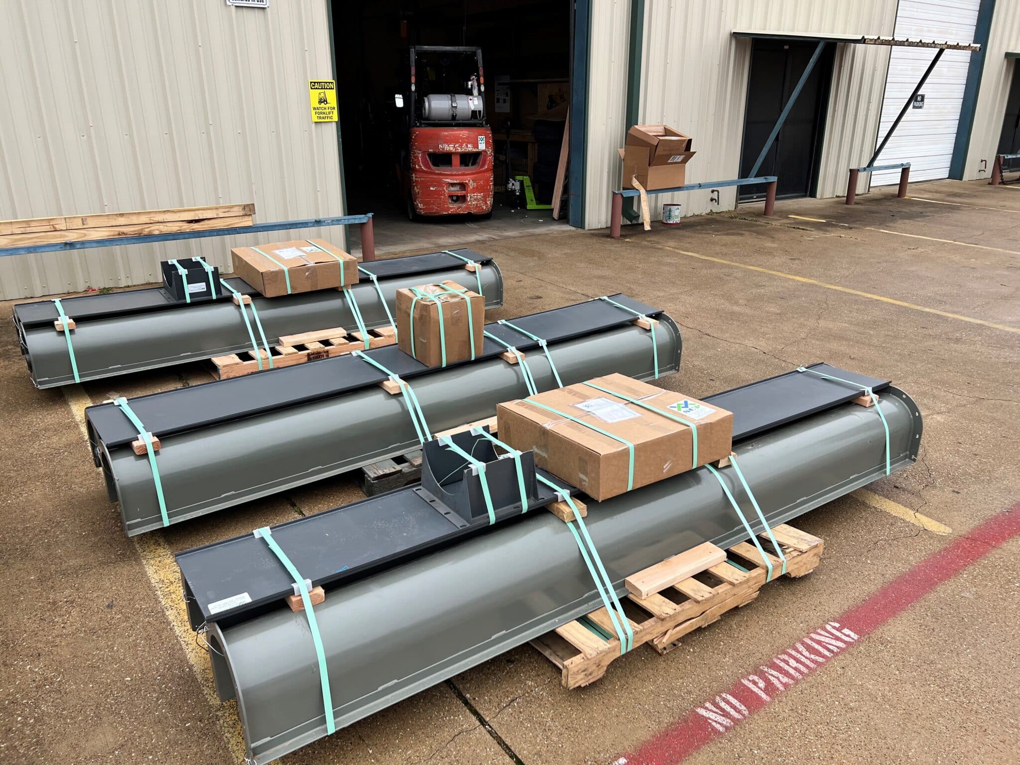 6" Diameter x 10ft-0in Screw Conveyor Kit with 1 1/2" dia shafts