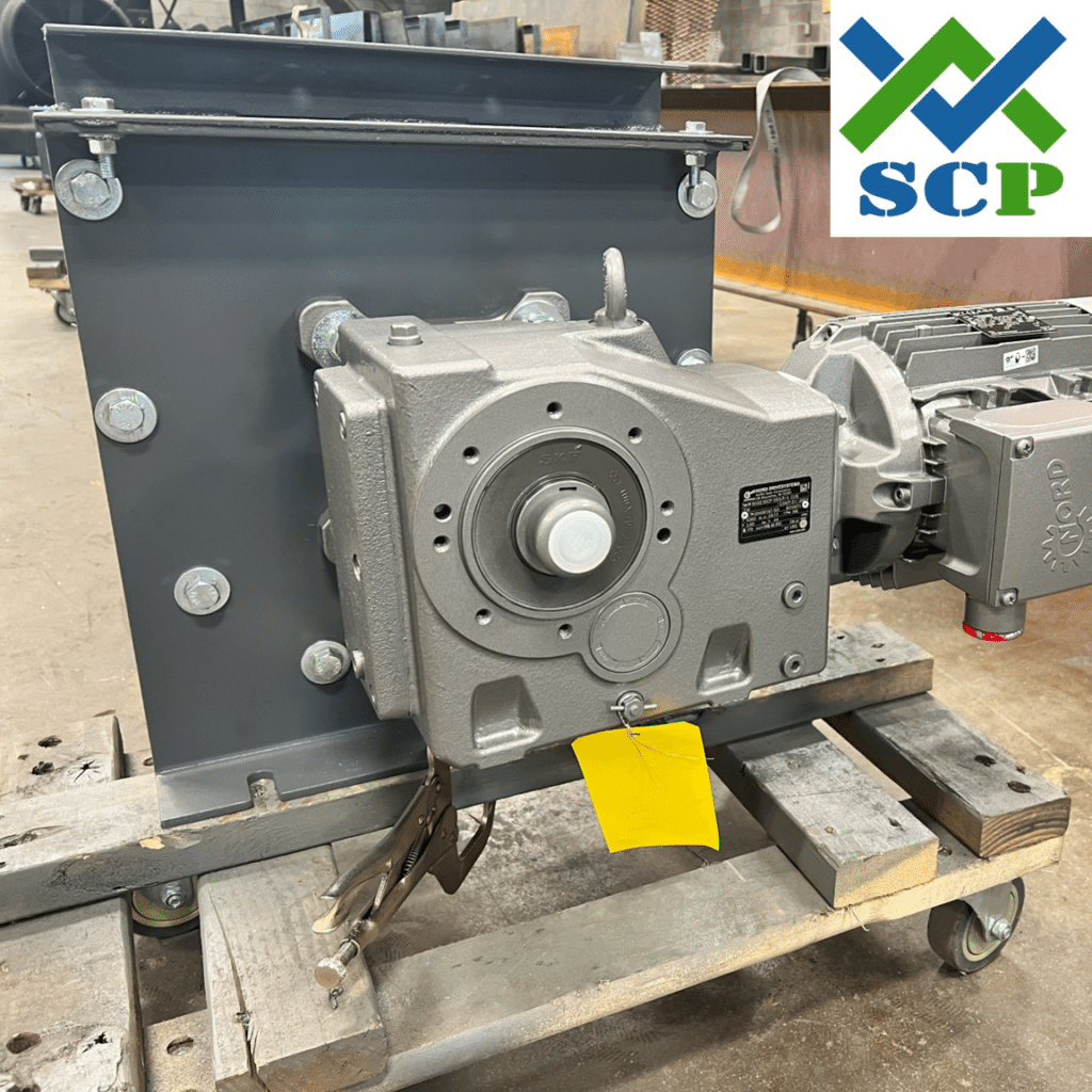 Trough End, With Foot, U-Trough, 16" Diameter, 3" Shaft Size, Drilled ...